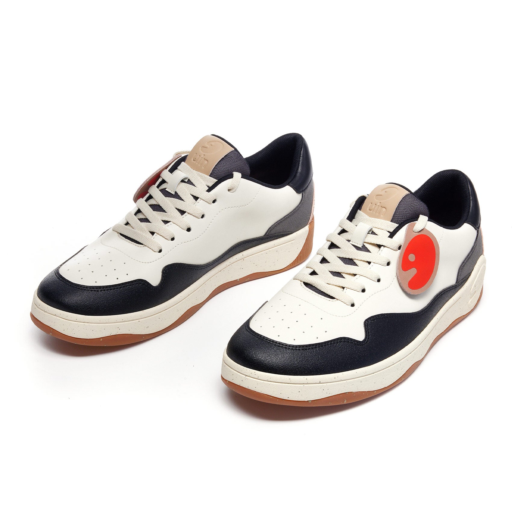 UIN Men's Art Painted Fashion Sneaker Wide Toe Lace-up Lightweight ...