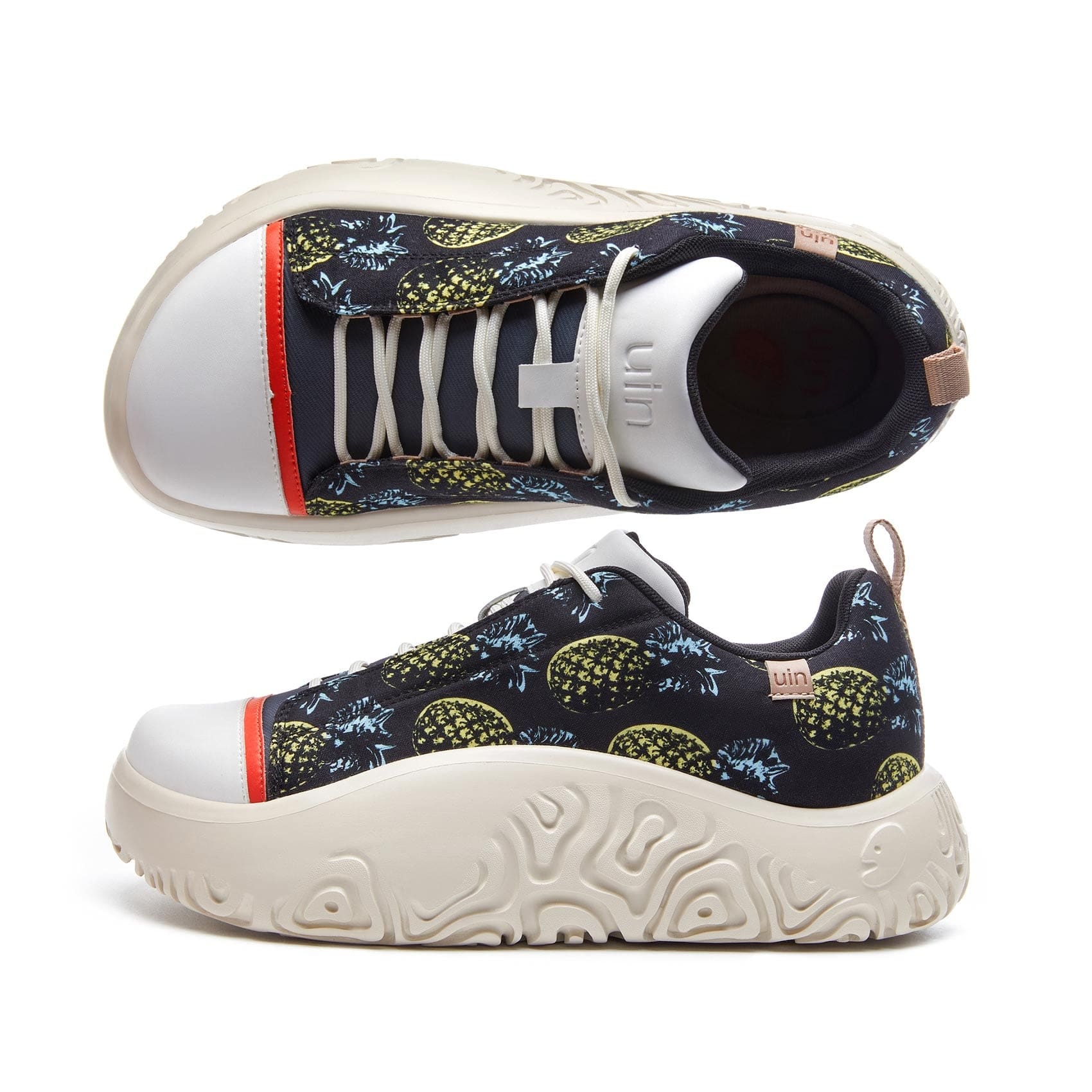 Pineapple Orchard Vigo II Men Art Travel Shoes | UIN FOOTWEAR Official