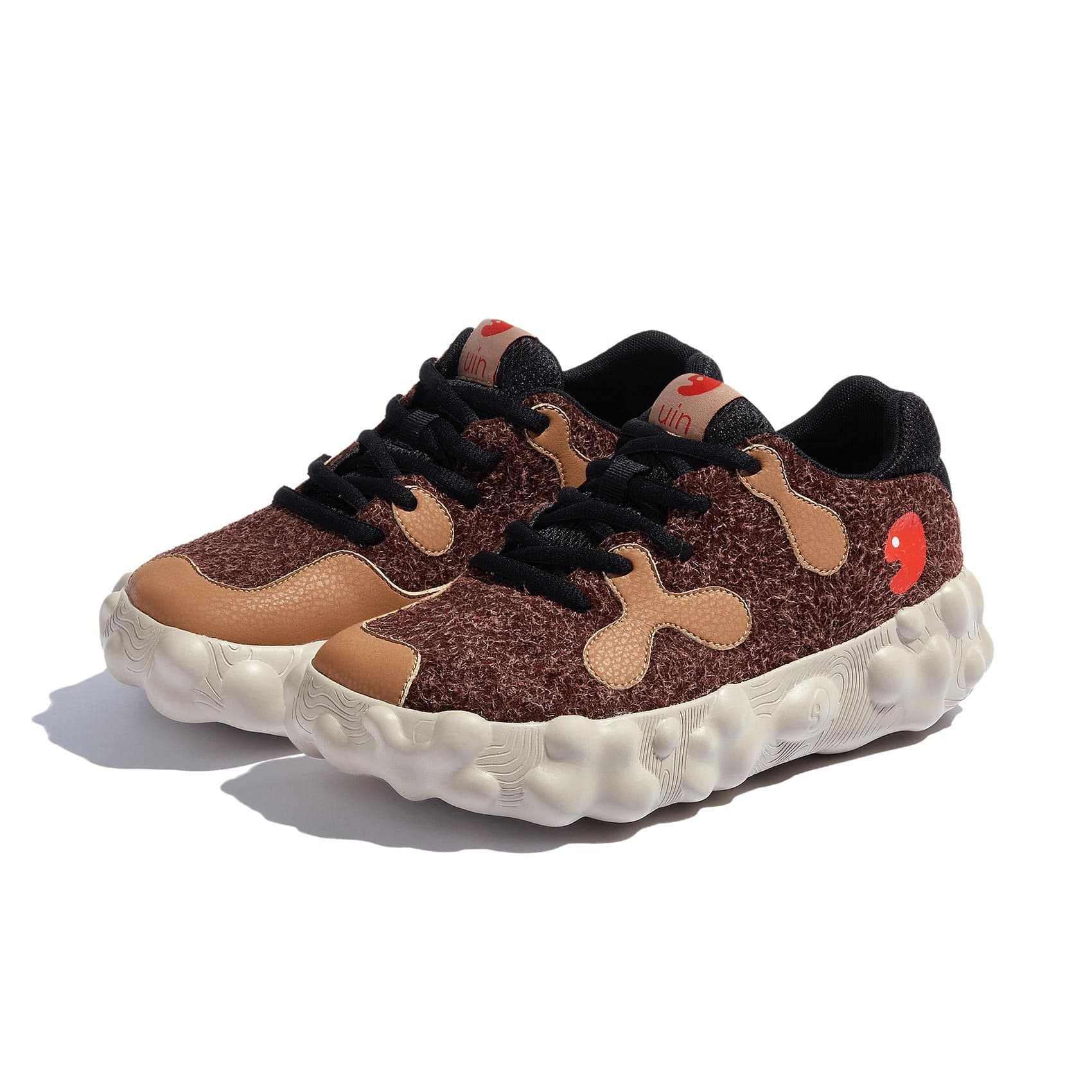 UIN Women's Art Travel Walking Shoes Casual Lightweight Wide Toe Chunky ...