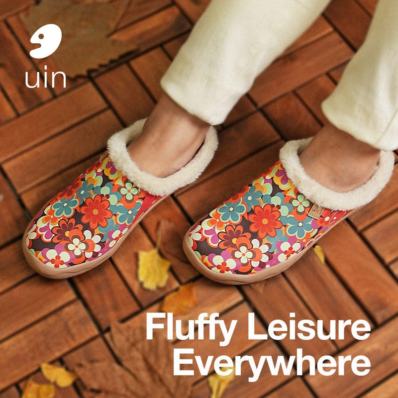 UIN Women's Slipper Fashion Comfort Travel Shoes Wide Toe Casual ...