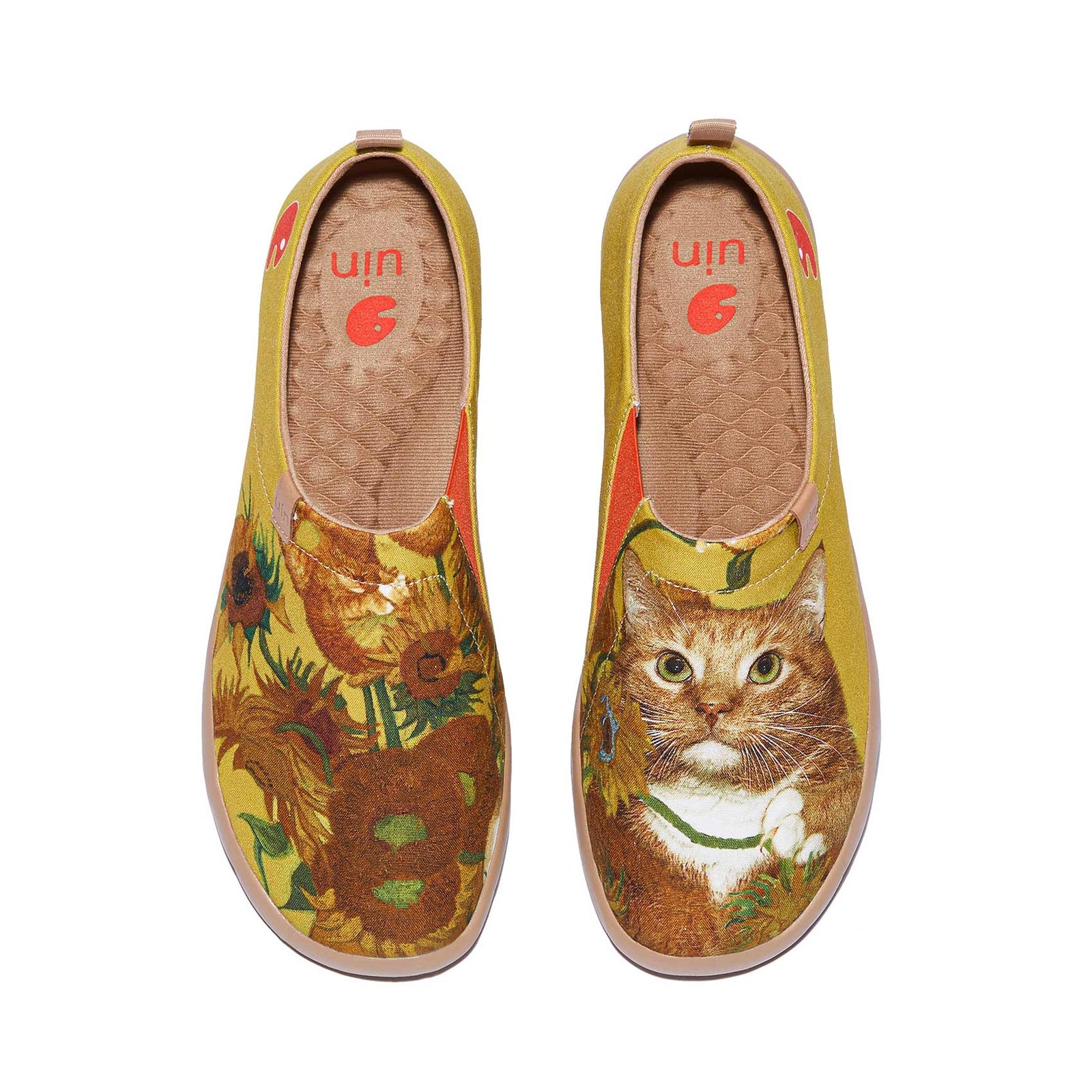 UIN Women's Art Travel Shoes Slip On Casual Loafers Lightweight Comfort ...