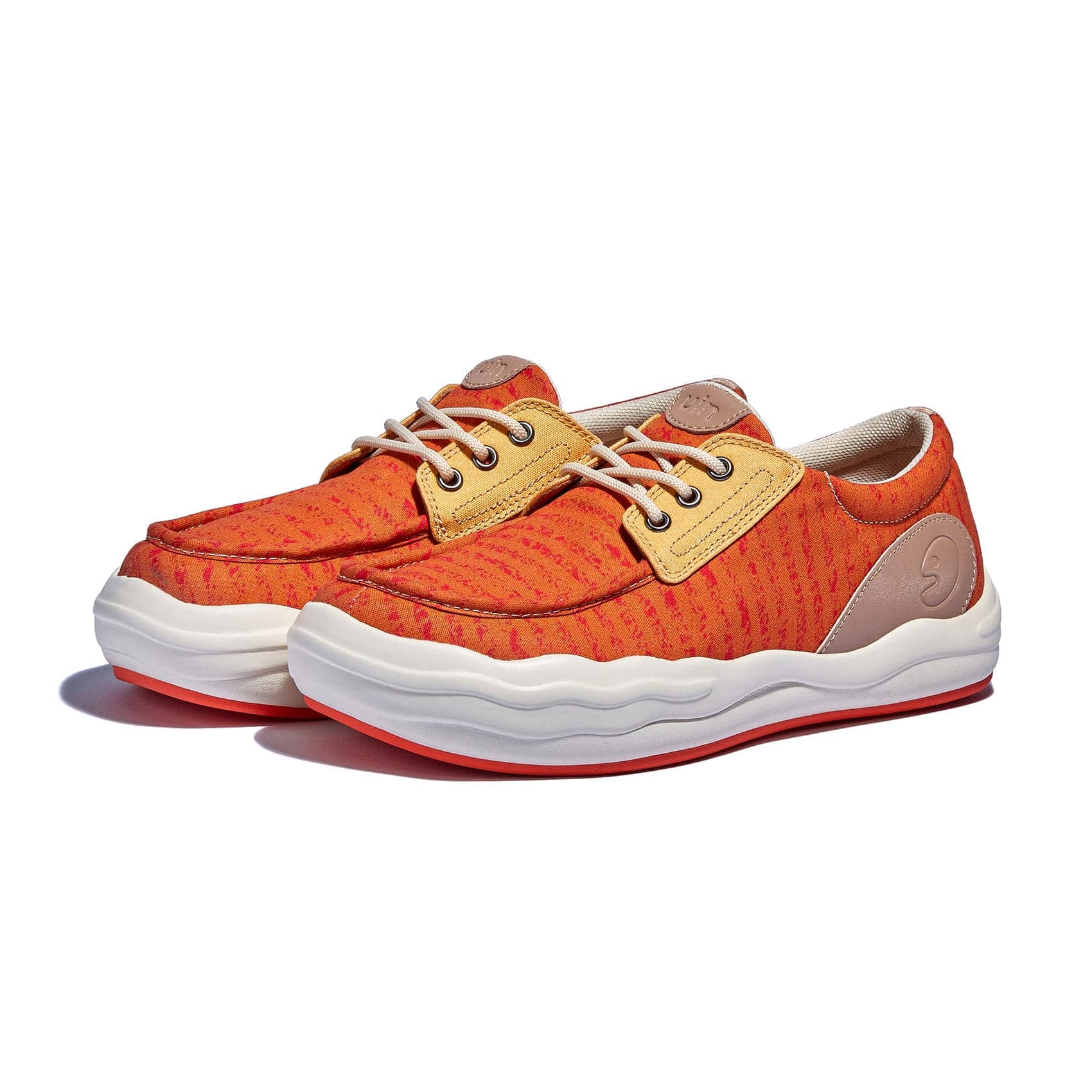 UIN Women's Moc Boat Shoes Lace Up Driving Casual Comfortable Art ...