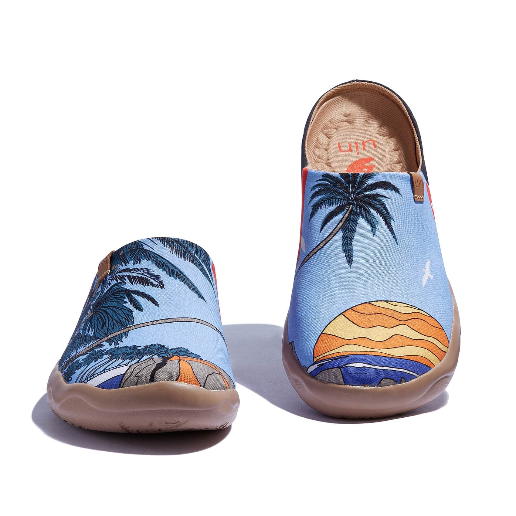 Vacay Time Malaga Men Art Canvas Shoes | UIN FOOTWEAR Official