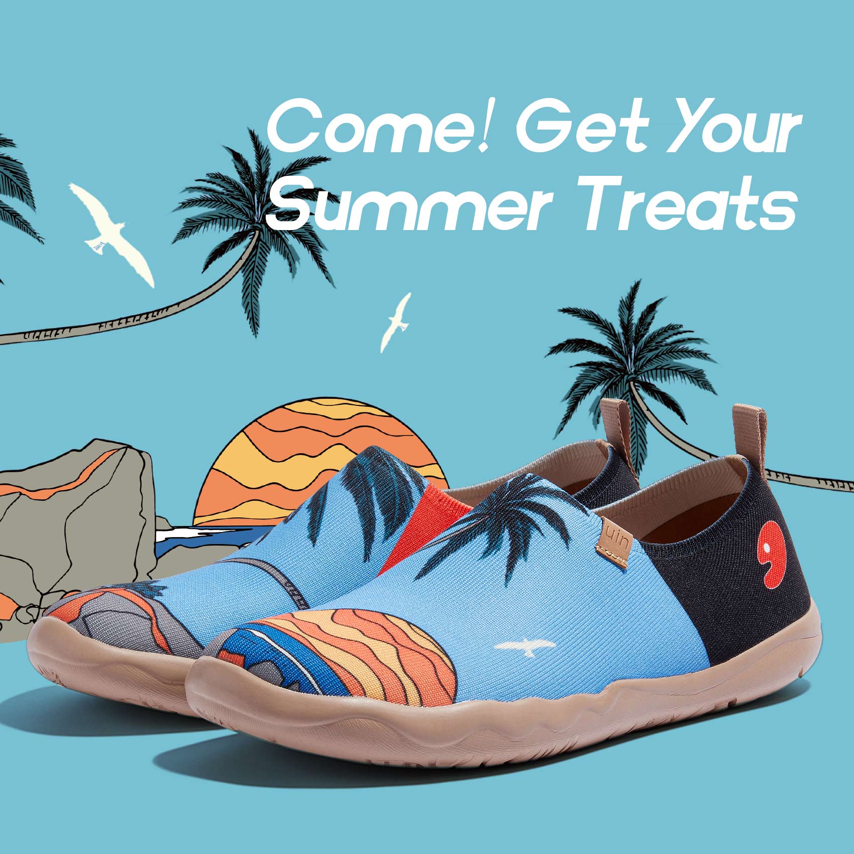 Vacay Time Toledo I Men Art Travel Shoes | UIN FOOTWEAR Official